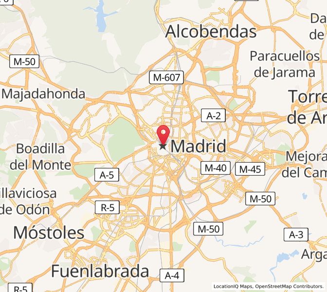 Ora dell'alba e del tramonto a Madrid