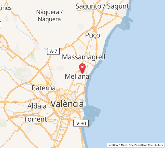 Ora dell'alba e del tramonto a Meliana, Valencia