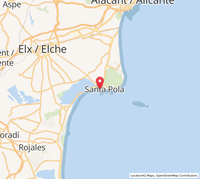 Ora dell'alba e del tramonto a Santa Pola, Valencia