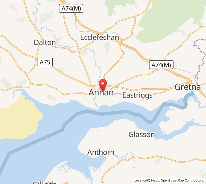 Ora dell'alba e del tramonto a Annan, Scotland