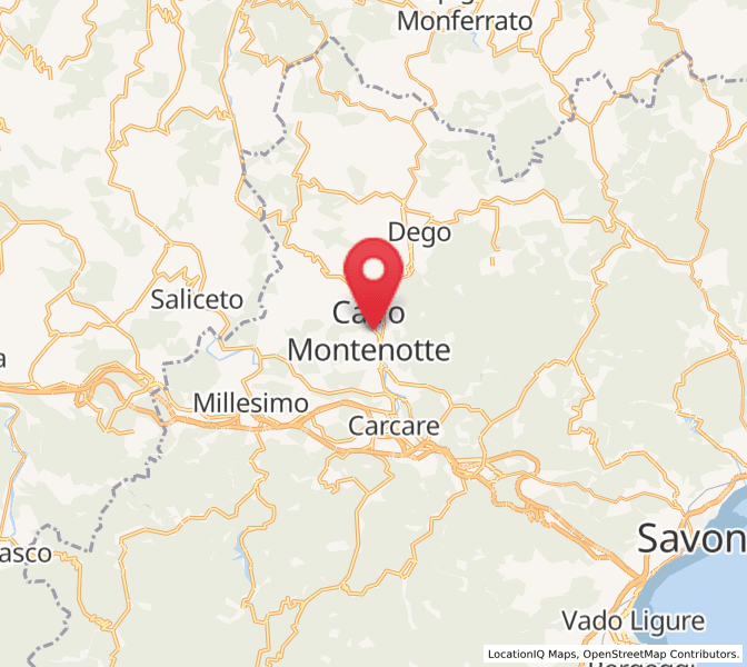 Ora dell'alba e del tramonto a Cairo Montenotte, Liguria